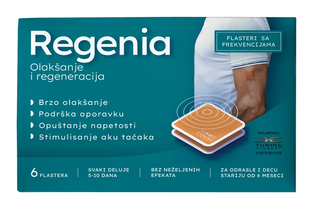 Resonova Care Flasteri sa frekvencijama za ublažavanje i olakšavanje bolova Regenia, 6 komada