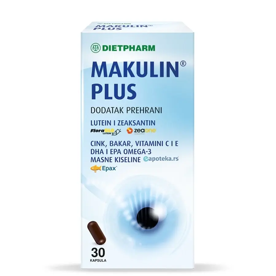DIETPHARM Kompleks za očuvanje zdravlja očiju i vida 30 kapsula 112457