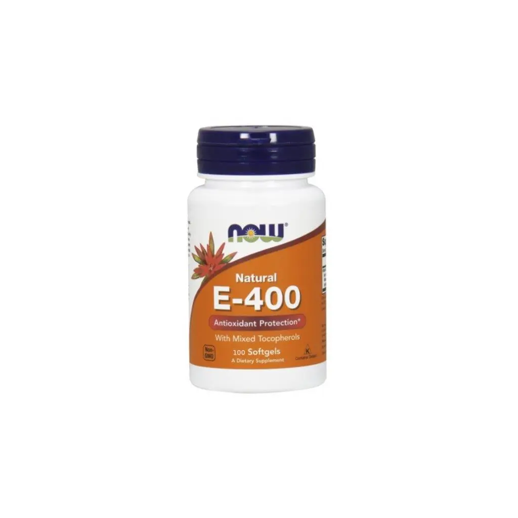 NOW Vitamin E-400, 100 kapsula