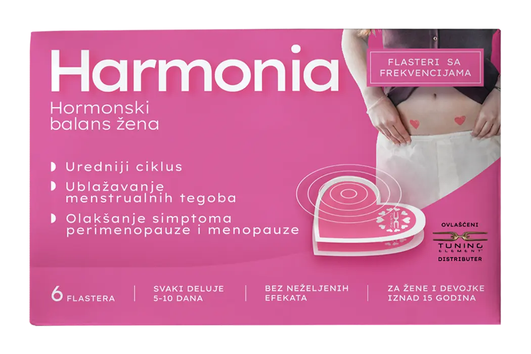 Resonova Care Flasteri sa frekvencijama za balans hormonskog sistema žena Harmonia, 6 komada