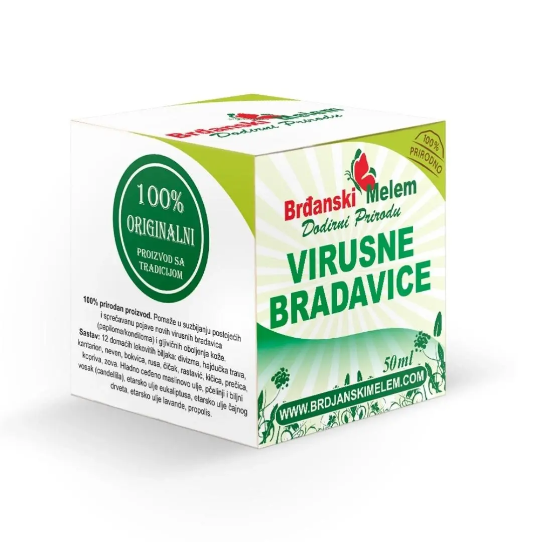 Brđanski Melem protiv virusnih bradavica, 50 ml