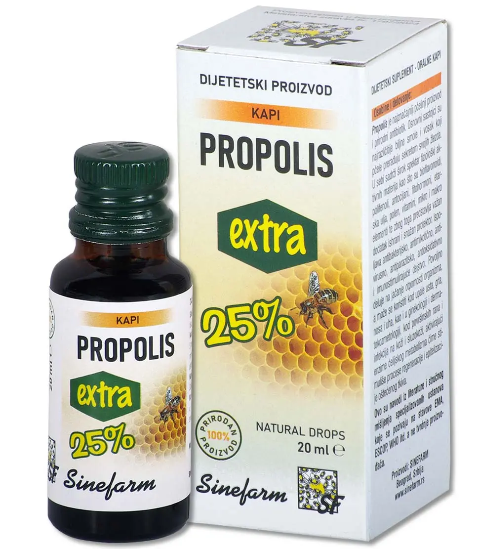 SINEFARM Propolis kapi EXTRA 25% 20 ml