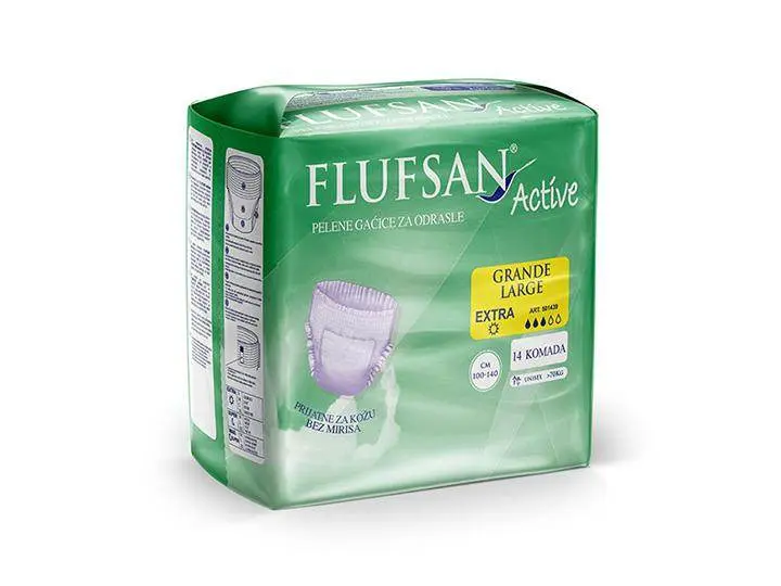 Flufsan Pelene gaćice veličina L, 14 komada