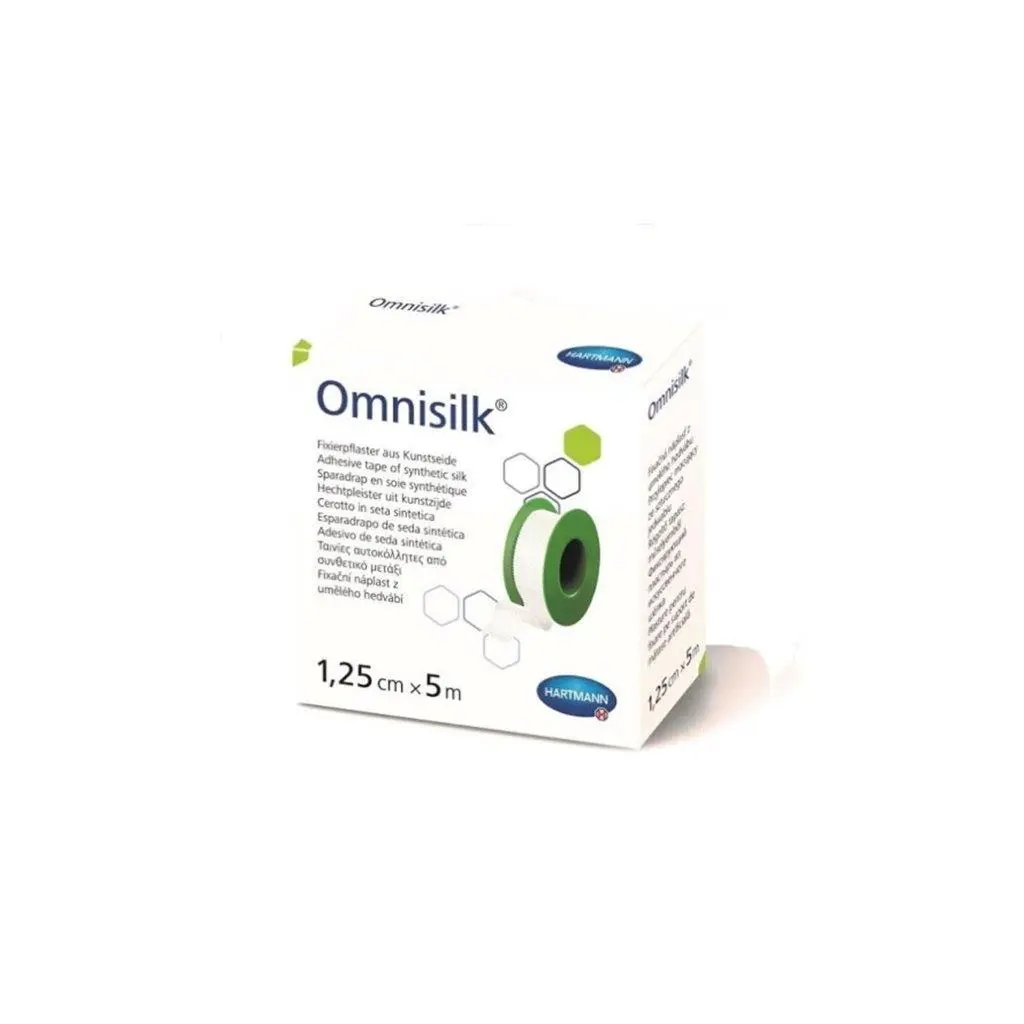 Hartmann Omnisilk Flaster, 1.25x5 cm