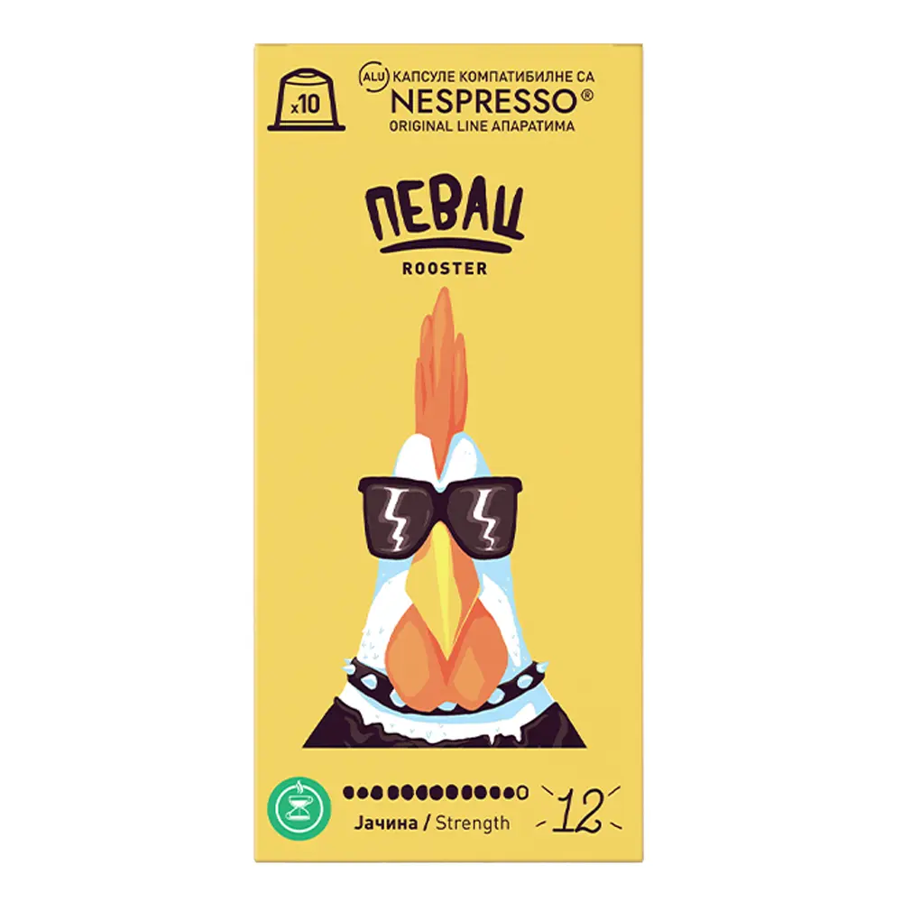 Kafeterija&Love&Brands Kapsule za kafu Nespresso Pevac, 10 komada