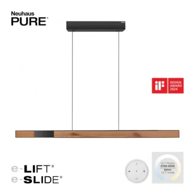LED visilica PURE Moto-Rise Oak PAUL NEUHAUS