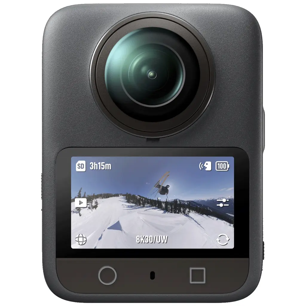 DJI akciona kamera, 120MP, 8K, 2", OLED, 360°, 128GB, crna
