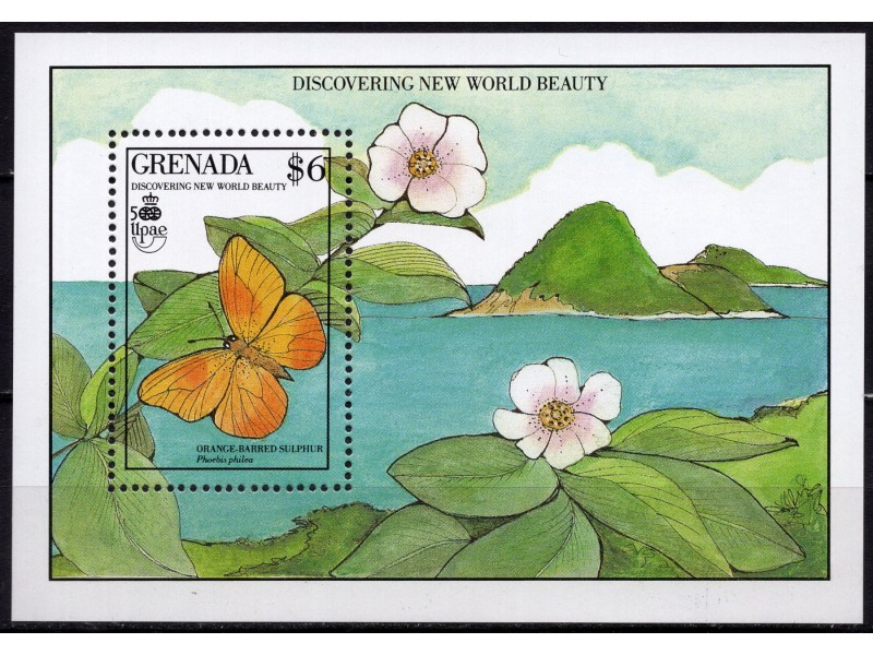 Grenada 1990. Fauna, Leptiri