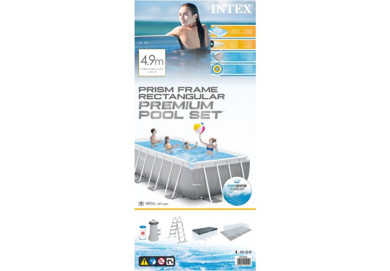 Bazen Intex Prism Frame 4.88m x 2.44m x 1.07m Rectangular