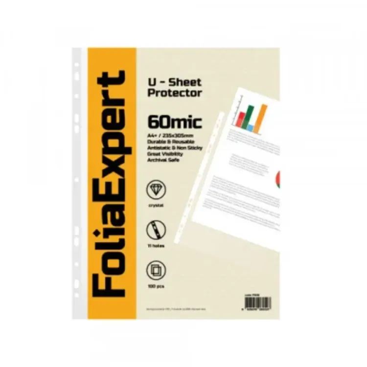 FOLIAEXPERT U A4+ Kristal 60 mic 1/100 Folija