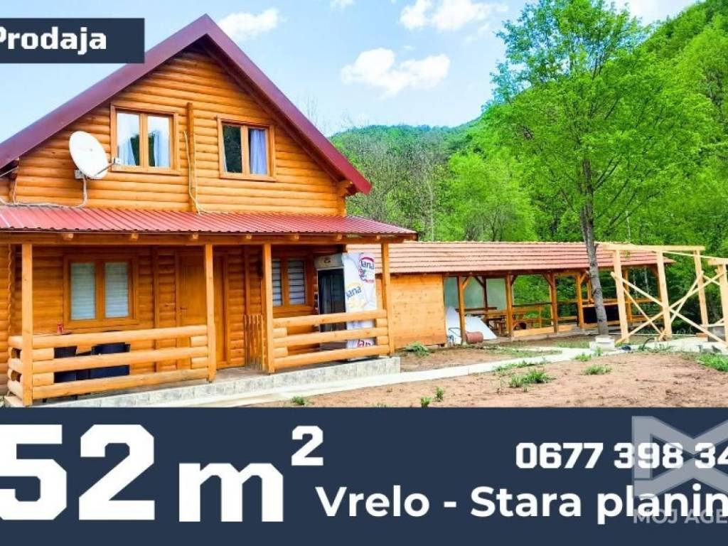 Vikendica, novo, 52 m², Pirot