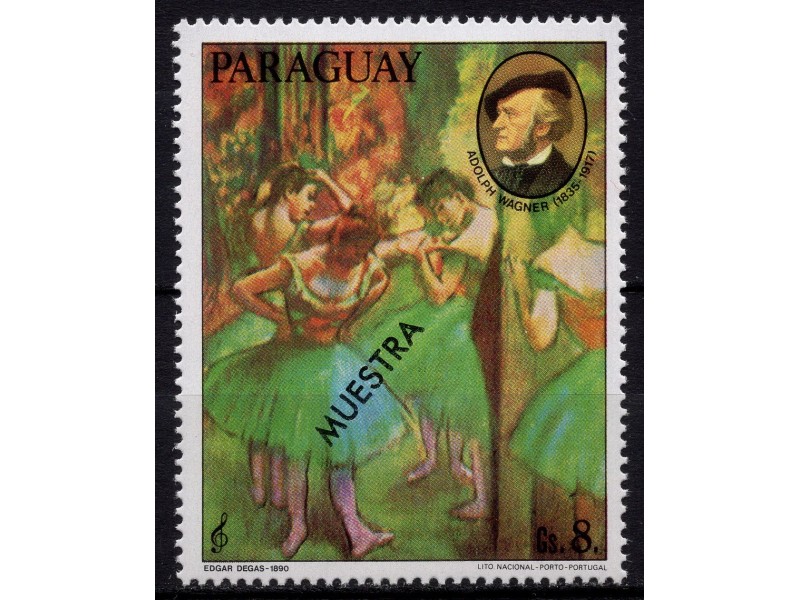 Paraguay 1980. Wagner, MUESTRA