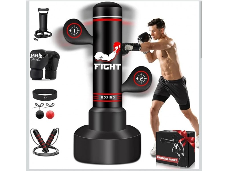 Samostojeći Boks Džak 180cm+Rukavice,Pumpa i Vijača