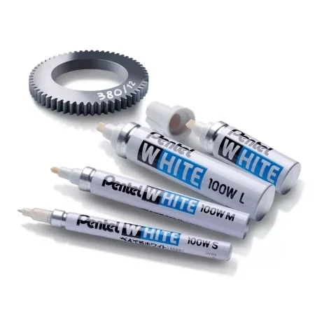 Pentel marker white 6.6mm ( p.x100w )