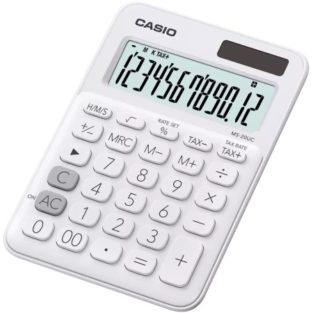 Casio stoni kalkulator ms20 we beli ( casms20we )