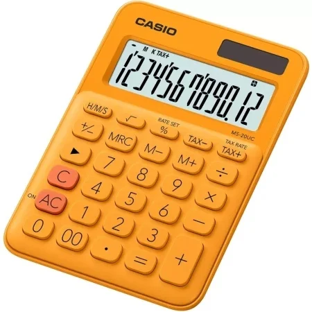 Casio stoni kalkulator ms20 rg oranž ( casms20rg )