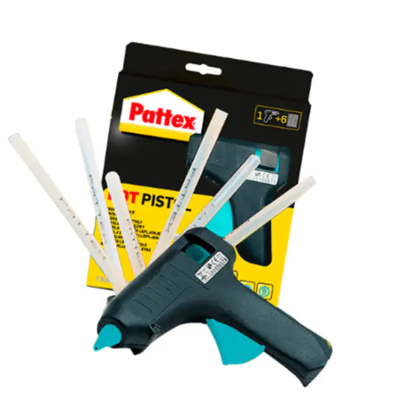 Pištolj za lepljenje hot stick+6 patrona pattex WOMAX