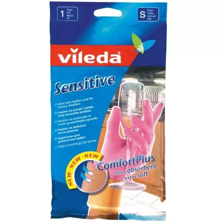 Vileda rukavice gumene sensitive m ( 9100088b )