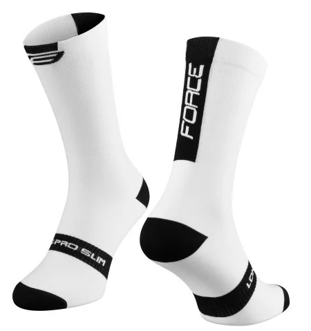 Force čarape long pro slim, belo-crne s-m ( 90090555 )