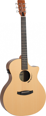 Tanglewood TM6CE Metropolitan Natural Satin elektro-akustična gitara