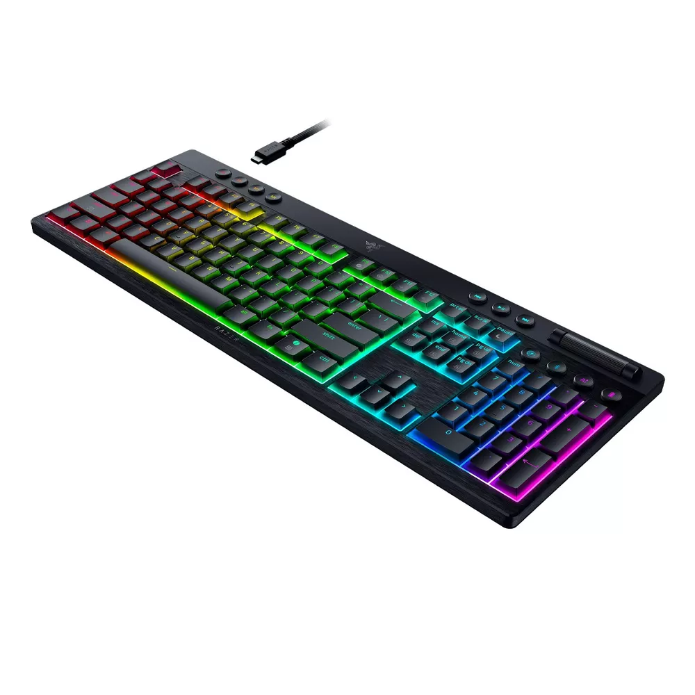 BlackWidow V4 Low-profile HyperSpeed - Wireless Mechanical Gaming Keyboard (Orange Tactile Switch)