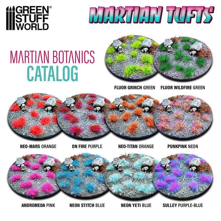 Martian Tufts 6mm - NEO-TITAN ORANGE