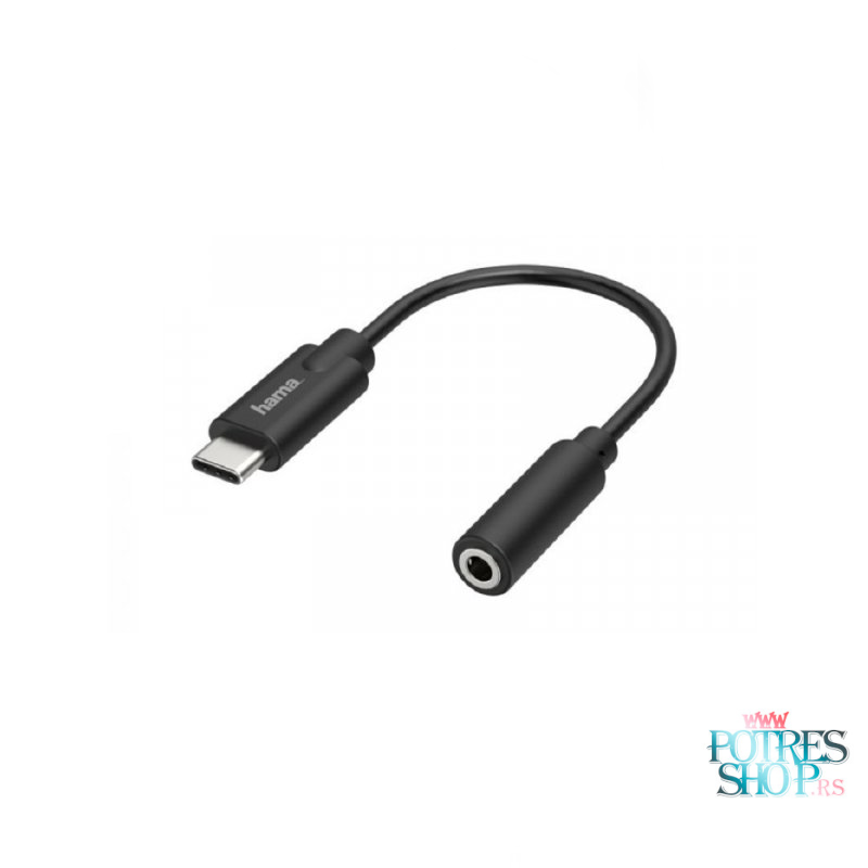 HAMA ADAOTER AUDIO 3.5MM NA TIP C 200318