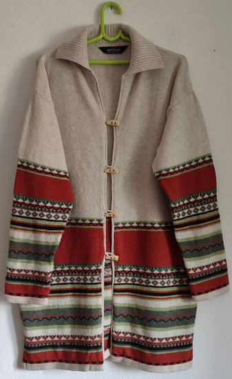 MOUNTAIN etno vuneni kardigan L/XL