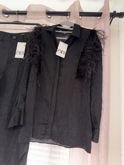 Zara komplet s perjem