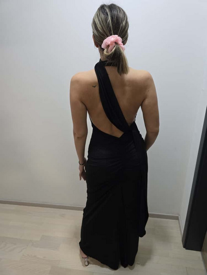 Elegantna Shein haljina golih ledja