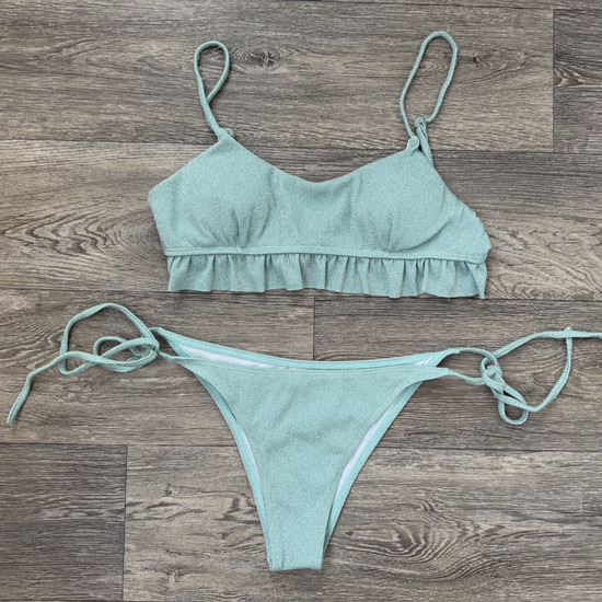 Baby blue sjajni kupaci S/M