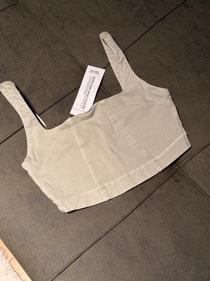 Zara denim top NOV