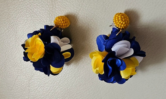 Floral til drop minđuše, novo