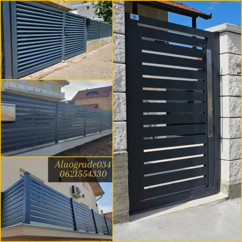 IZRADA, PRODAJA I MONTAŽA - ALU OGRADE, KAPIJE, GELENDERI - IM DESIGN 034
