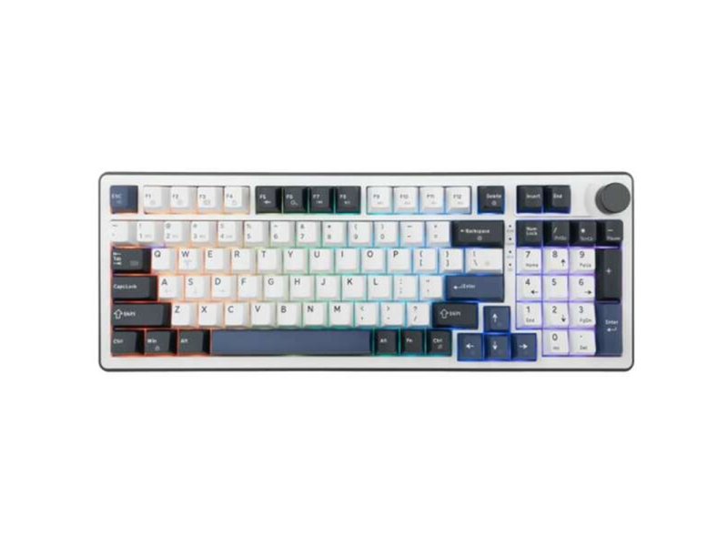WHITE SHARK WS PREMIUM GK 007251 EXCALIBUR US, WHITE KEYBOARD