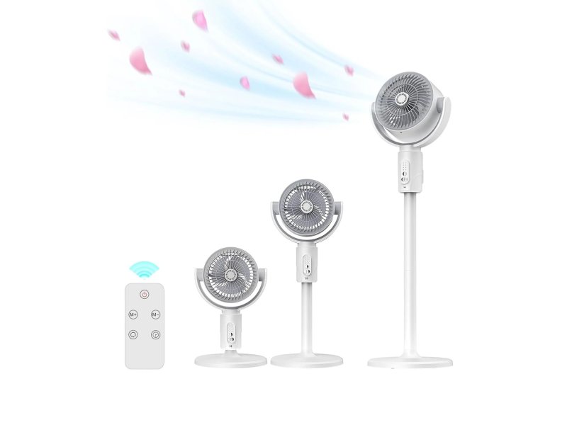 HOMEMATES F1 VENTILATOR BEZIČNI SA BATERIJOM I UPRAVLJAČEM (PUNJIVI) NA 3 NIVOA
