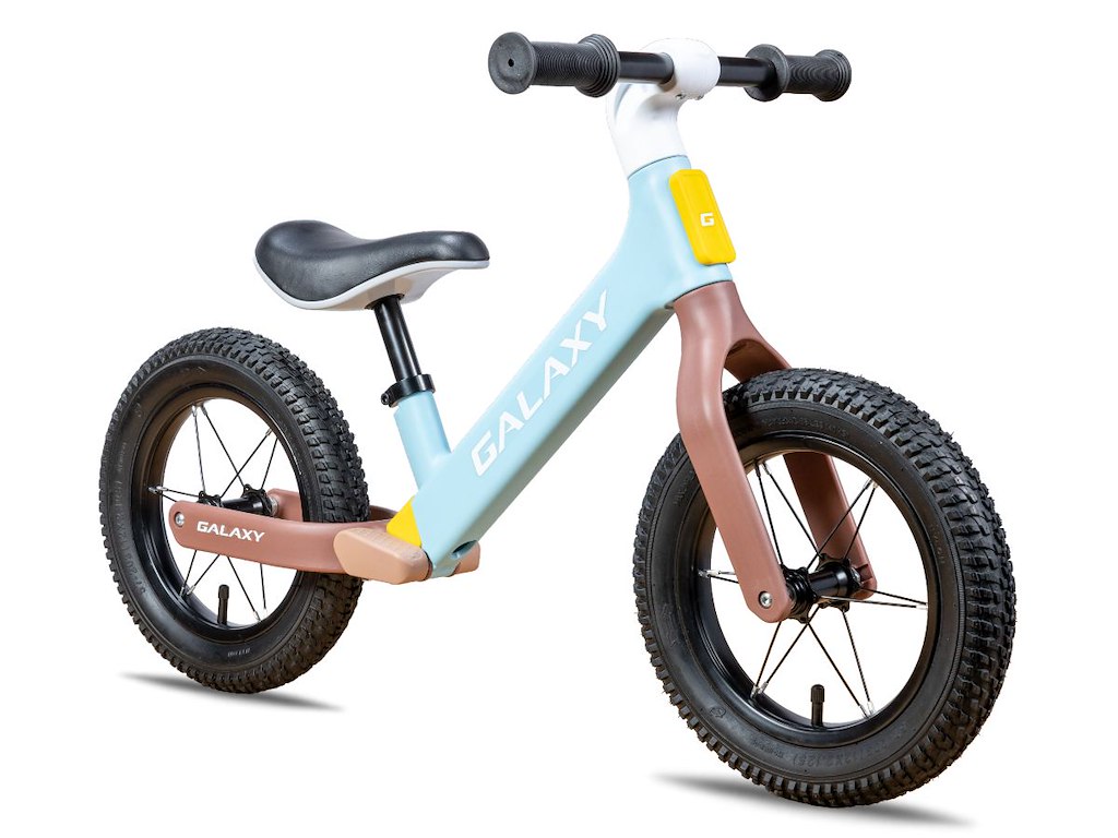 GALAXY BALANS BICIKLA 12" COOPER SVETLO PLAVA/BRAON