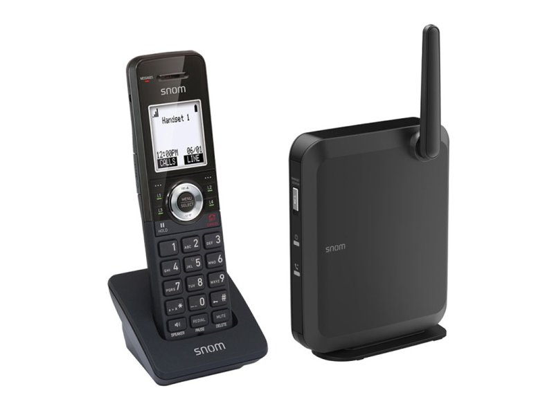 SNOM KOMPLET DECT IP BEZICNI TELEFON M10SC I BAZNA STANICA M100SC