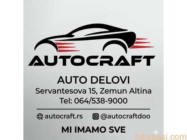 Auto delovi za sve tipove vozila