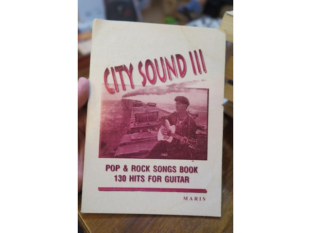 CITY SOUND III pop i rock soungs 130 hits for guitar
