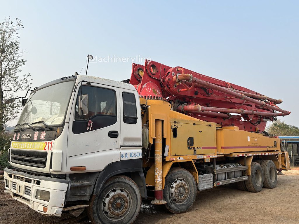 Putzmeister SG5350THB 2010 46m na šasiji Isuzu pumpa za beton