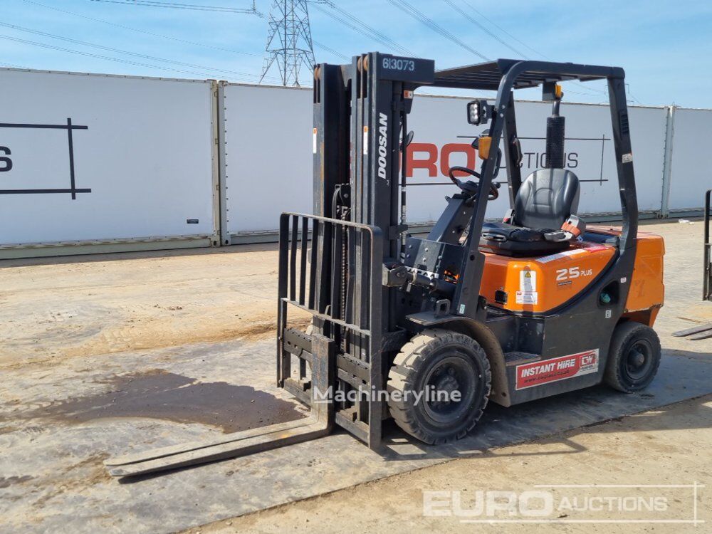 Prodaje se Doosan D25GP dizel viljuškar na aukciji