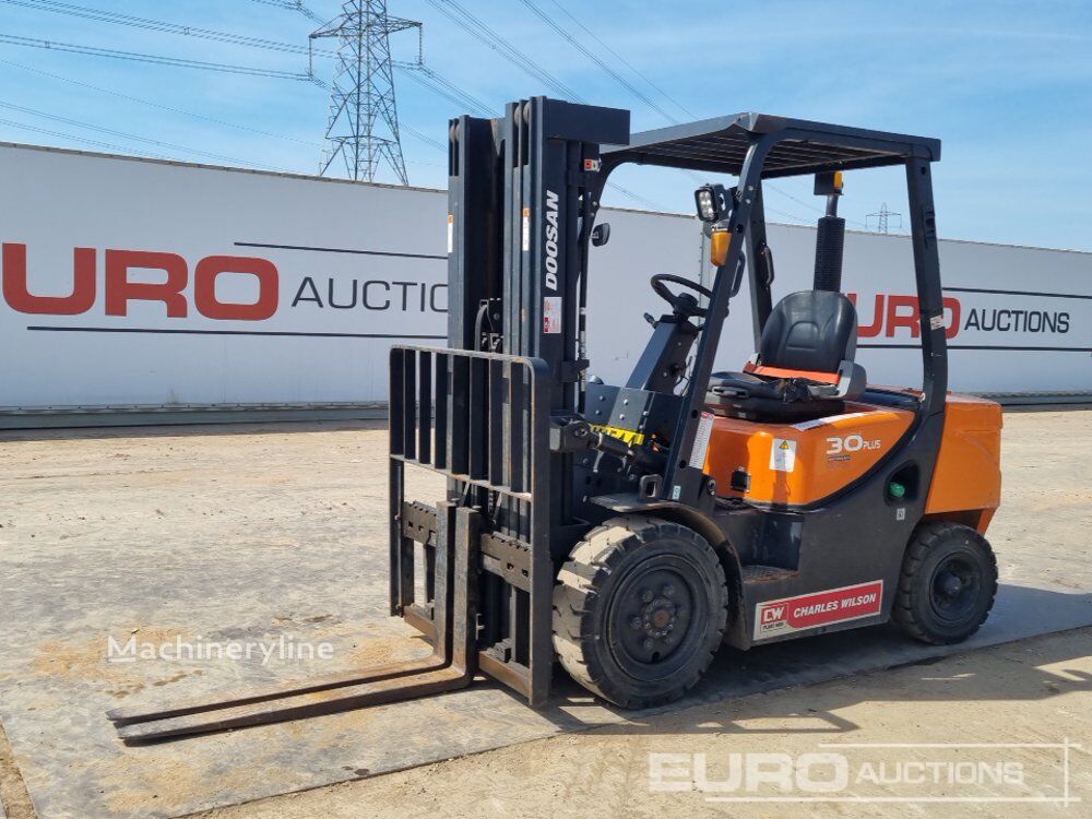 Prodaje se Doosan D30GP dizel viljuškar na aukciji