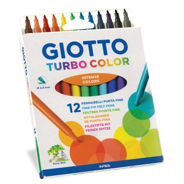 FLOMASTER 1/12 GIOTTO TURBO COLOR BLISTER