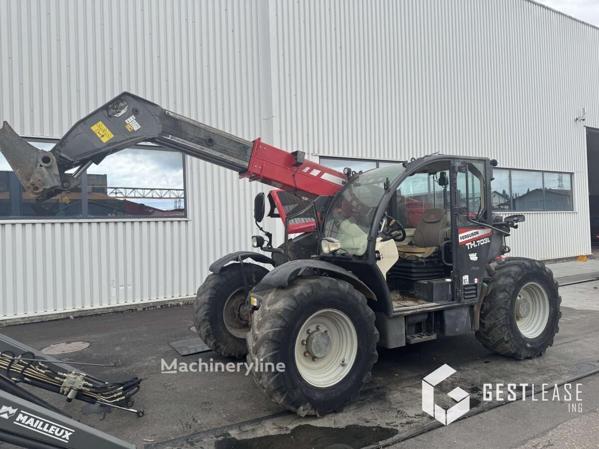 Massey Ferguson TH 708 L teleskopski utovarivač nakon udesa