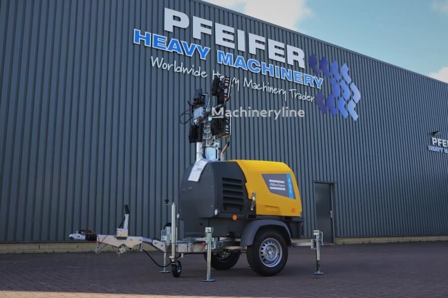 Atlas Copco Hilight H6+ Valid inspection, Max Boom Height 8m, rasvetni toranj