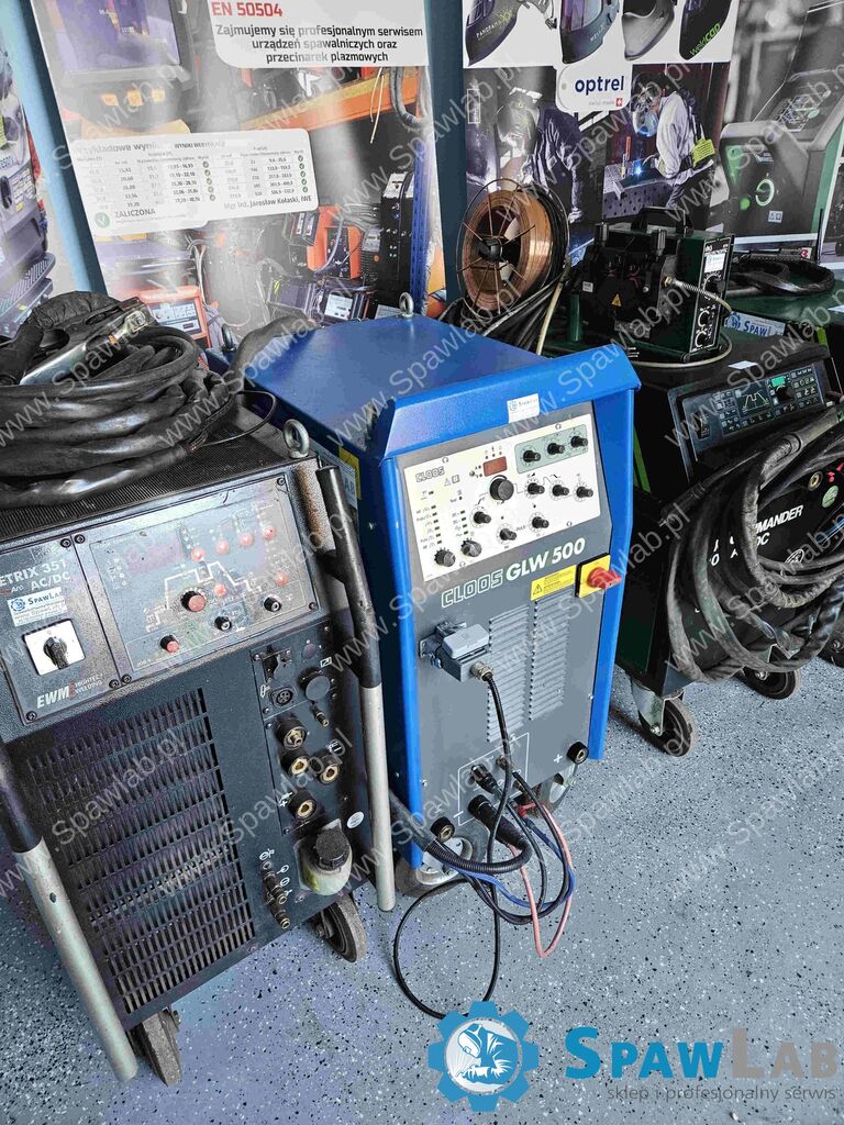 Cloos GLW 500 doskonale radzi sobie z klasycznym spawaniem elektrodą o aparat za zavarivanje