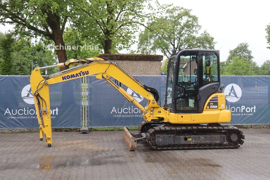Prodaje se Komatsu PC58MR-5E0 mini bager na aukciji