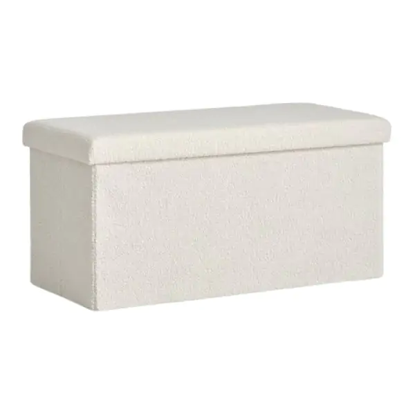 Tabure NYSTED 76x38 sa prost. za odlaganje pr. bela teddy
