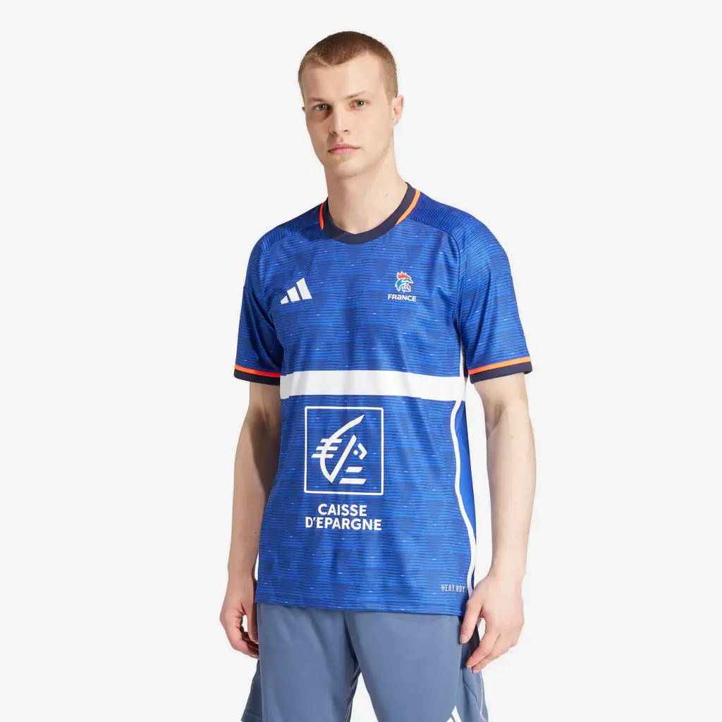 Plava muška majica za rukomet FRANCE 2024
